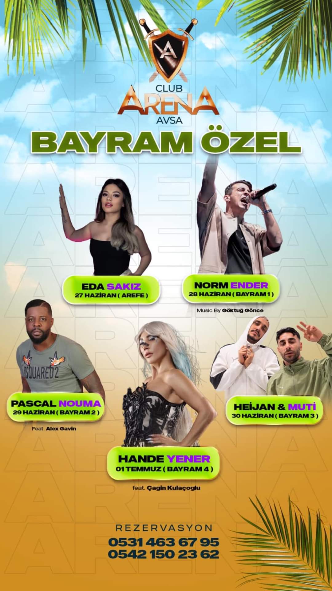 Club Arena Disco Avşa Eğlence Programı 2024 | Avşa Adası Tatil Rehberi